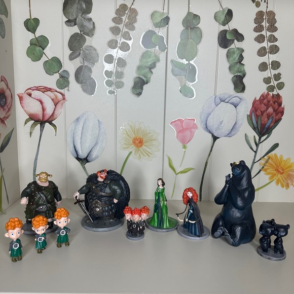 Disney | Toys | Disney Brave Character Plastic Figure Toys | Poshmark